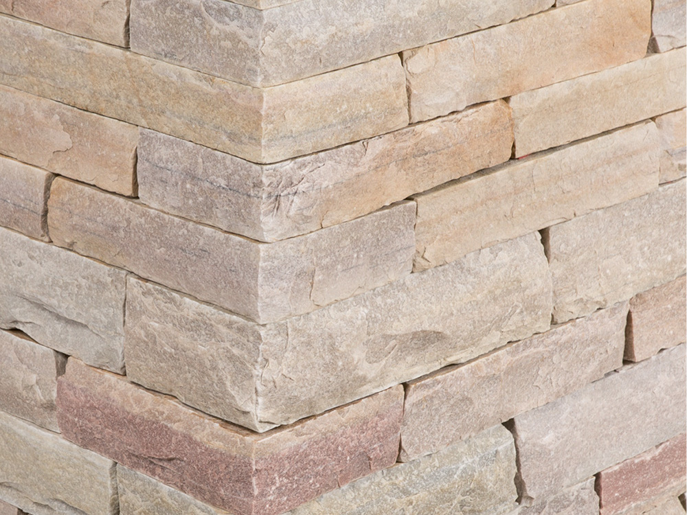 Quarzit Mauersteine Rio Dorado Gelb| stonenaturelle Onlineshop